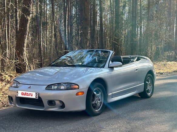 Купить б/у Mitsubishi Eclipse II 2.0 MT (213 л.с.) бензин механика в Витебске: серебристый ...