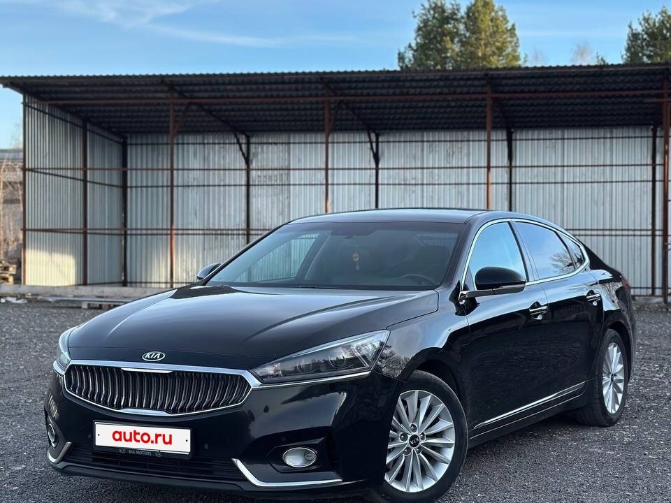 Купить б/у Kia K7 YG (II) 2.2d AT (202 л.с.) дизель автомат в Кунгуре: чёрный Киа K7 YG (II ...