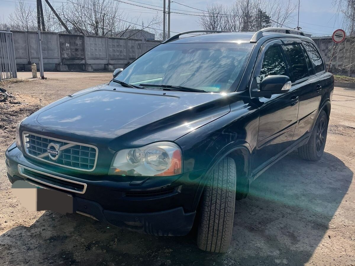 Купить б/у Volvo XC90 I Рестайлинг 2.4d AT (185 л.с.) 4WD дизель автомат в Дедовске: чёрный ...