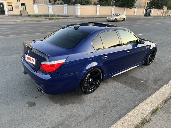 Купить б/у BMW M5 IV (E60/E61) 5.0 AMT (507 л.с.) бензин робот в Санкт-Петербурге: синий БМВ М5 ...