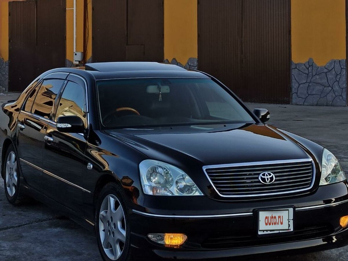 Купить б/у Toyota Celsior III (F30) Рестайлинг 4.3 AT (280 л.с.) бензин автомат в Чите: чёрный ...