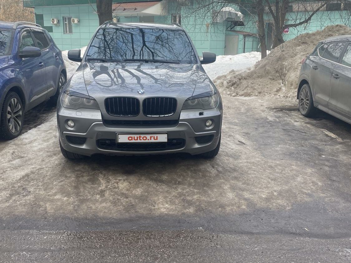 Купить б/у BMW X5 II (E70) 30d 3.0d AT (235 л.с.) 4WD дизель автомат в Москве: серый БМВ Х5 II ...