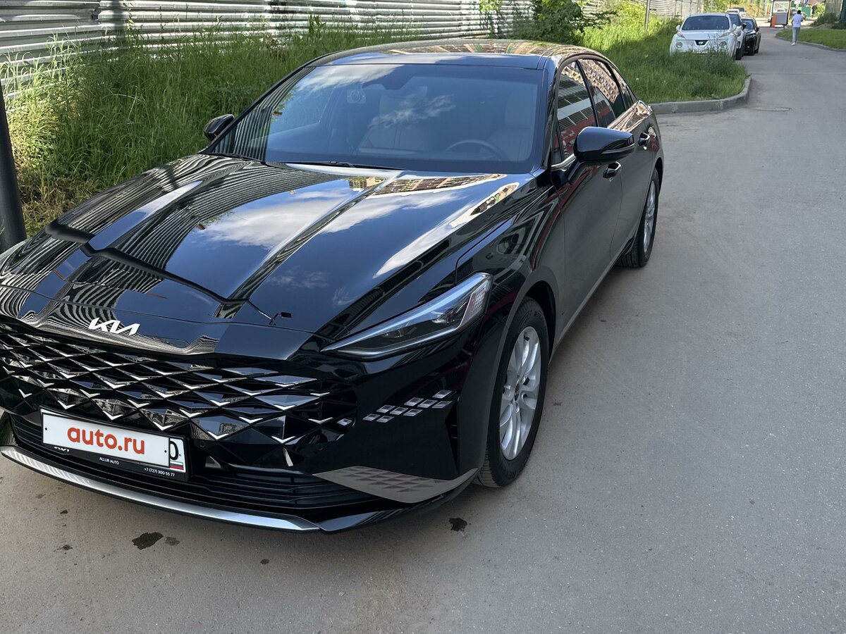 Купить б/у Kia K8 2021-2024 2.5 AT (198 л.с.) бензин автомат в Одинцово: чёрный Киа К8 2022 ...