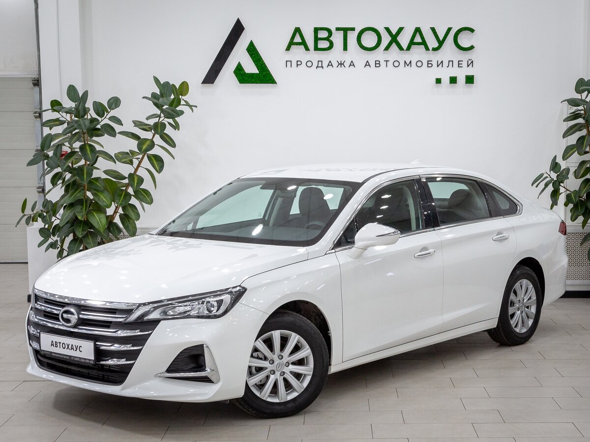 Купить б/у GAC Trumpchi GA6 2019-2023 1.5 AT (169 л.с.) бензин автомат в Москве: белый Трампчи ...
