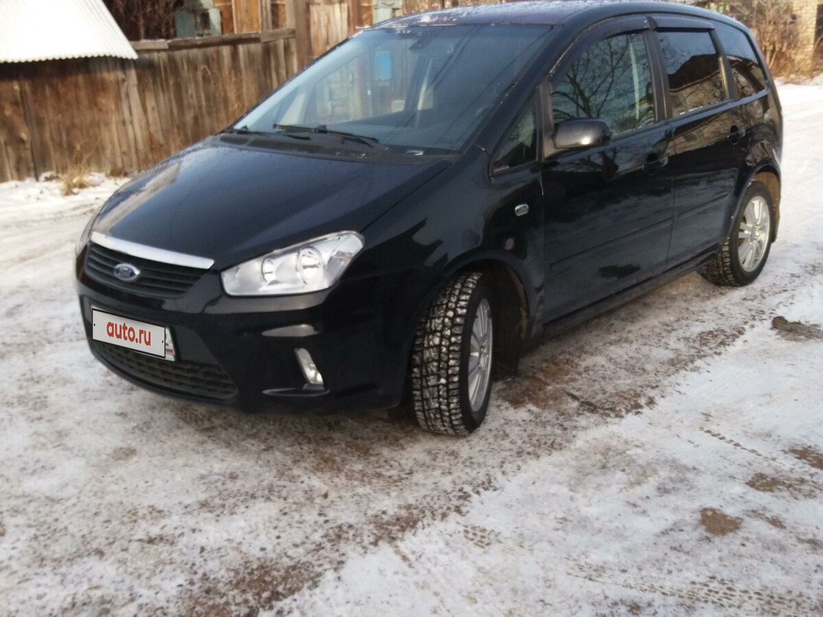 Купить б/у Ford C-MAX I Рестайлинг 2.0 AT (145 л.с.) бензин автомат в Стерлитамаке: чёрный Форд ...