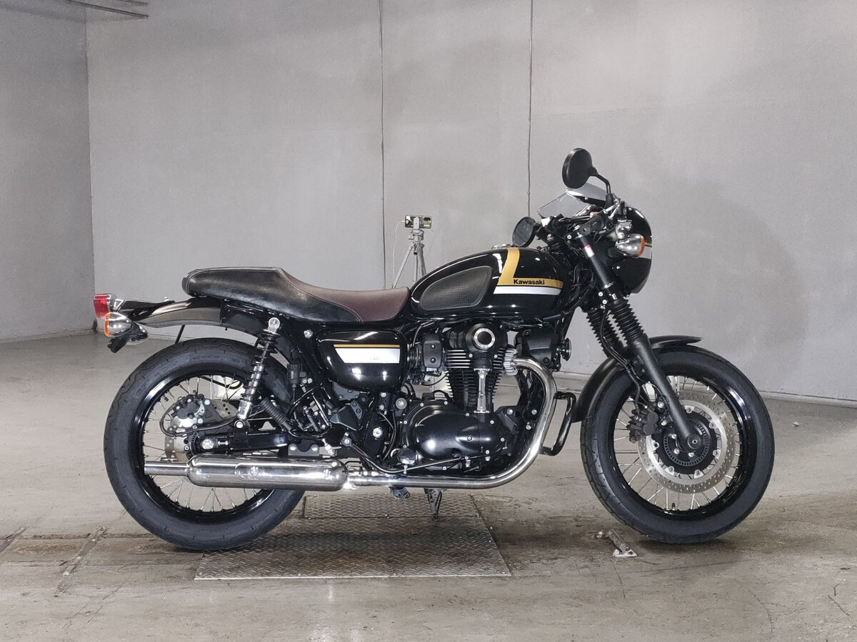 Купить б/у Kawasaki W 800 инжектор 6 передач во Владивостоке: чёрный классик 2021 года по цене ...