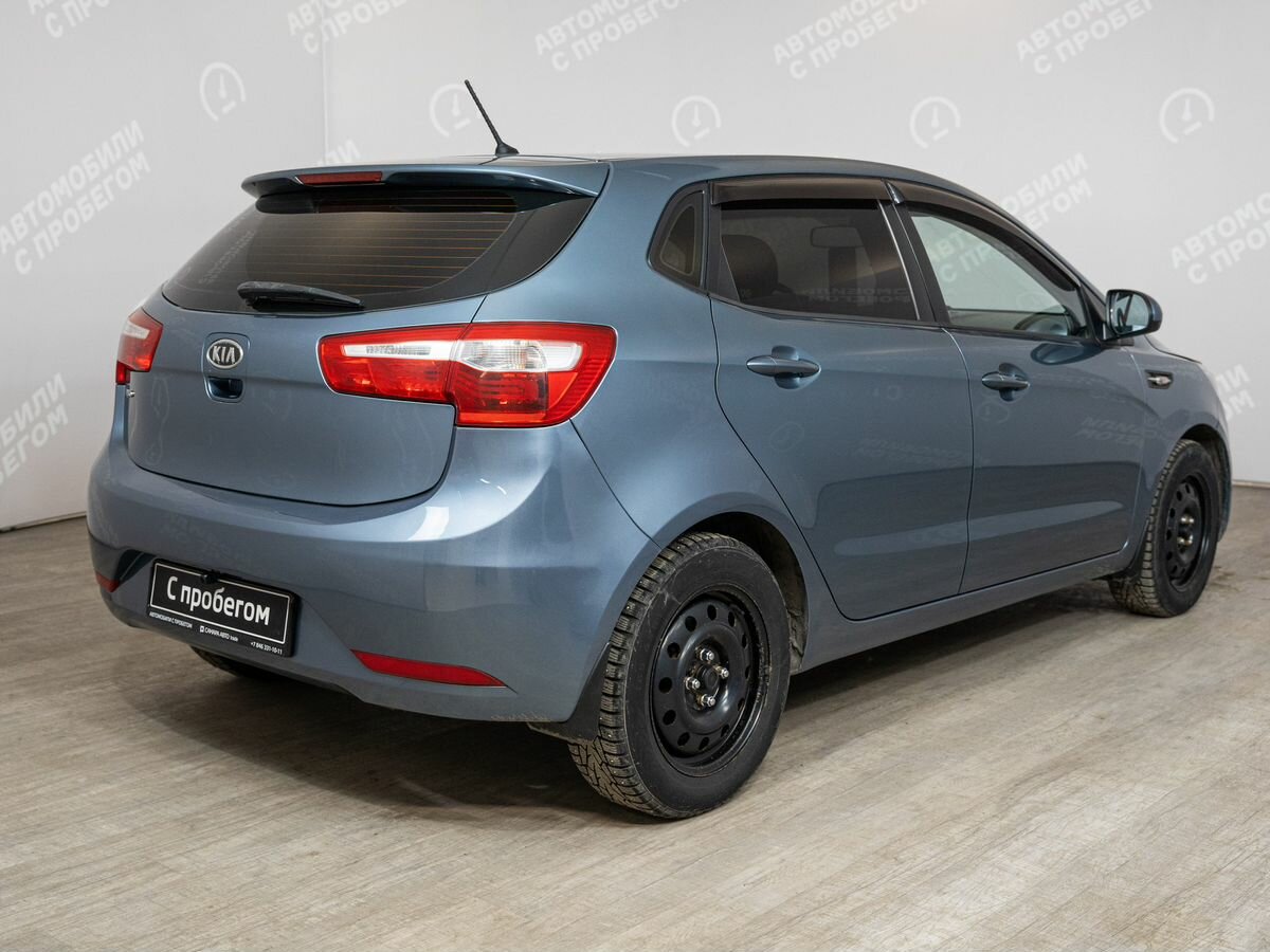 Купить б/у Kia Rio III 1.4 MT (107 л.с.) бензин механика в Самаре: голубой Киа Рио III хэтчбек 5 ...