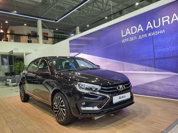 Купить новый Lada (ВАЗ) Aura 2024-2025 1.8 CVT (122 л.с.) бензин вариатор в Яблоновском: чёрный ...
