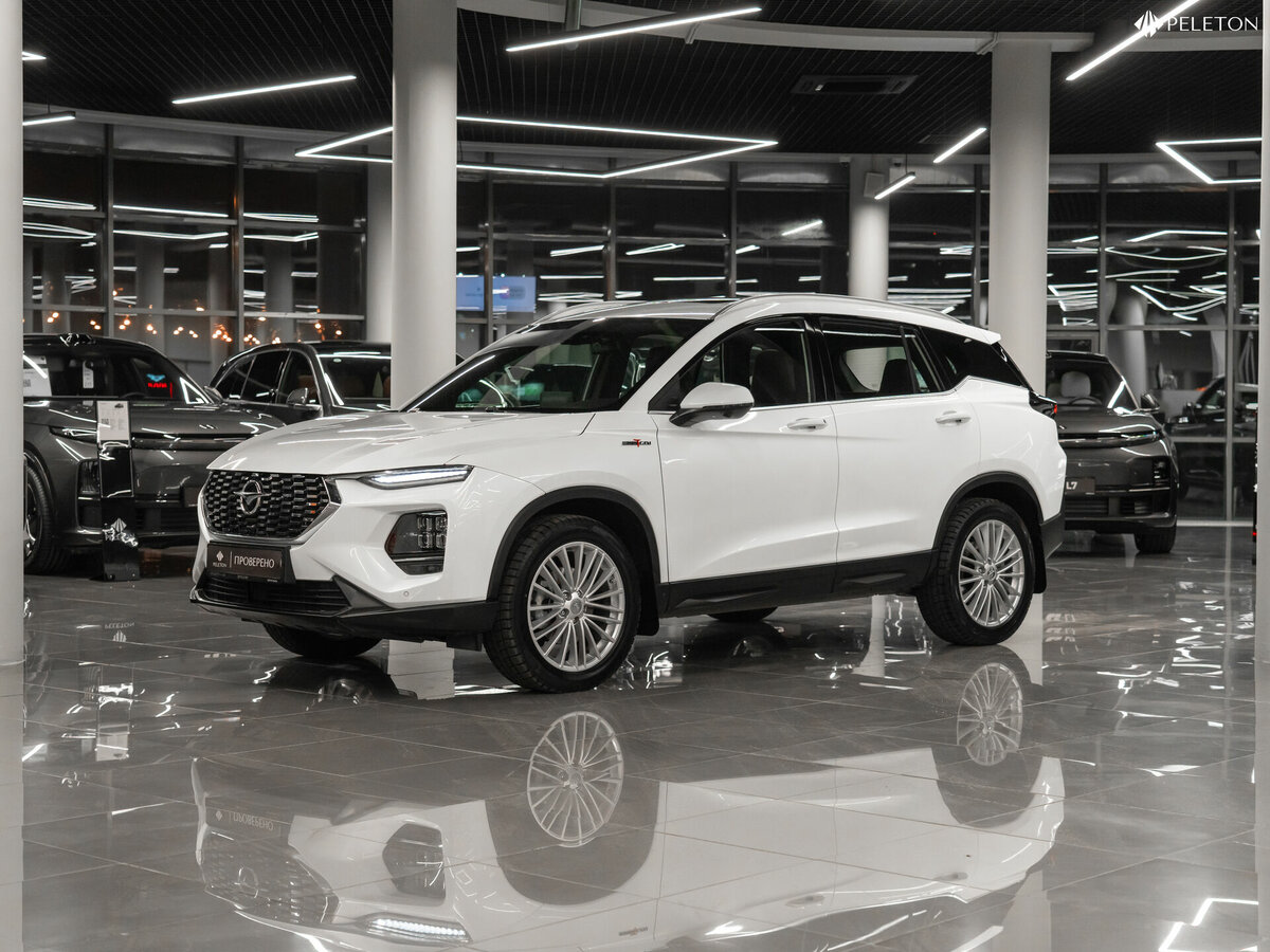 Купить б/у Haima 8S 2019-2025 1.6 AMT (195 л.с.) бензин робот в Москве: белый Хайма 8С 2023 ...