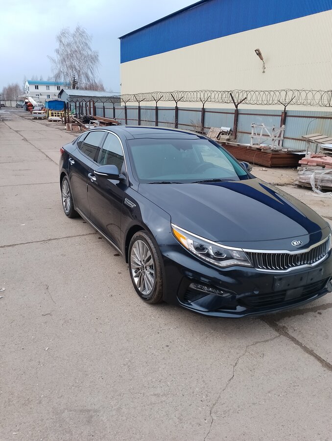 Купить б/у Kia K5 II 1.7d AMT (141 л.с.) дизель робот в Набережных Челнах: синий Киа к5 II седан ...