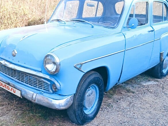 Купить б/у Москвич 407 1958-1963 1.4 MT (45 л.с.) бензин механика в Кирове: голубой Москвич 407 ...