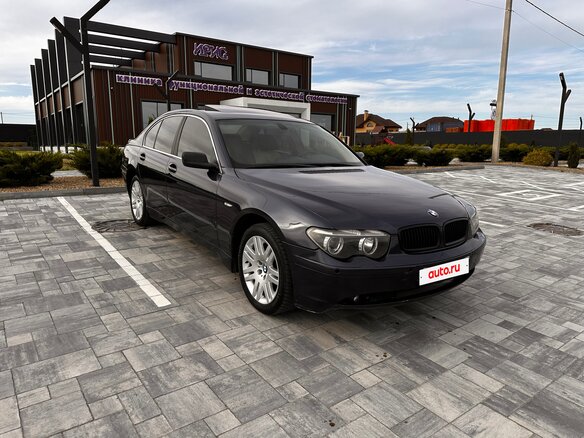 Купить б/у BMW 7 серии IV (E65/E66) 745i 4.4 AT (333 л.с.) бензин автомат в Старом Осколе: синий ...