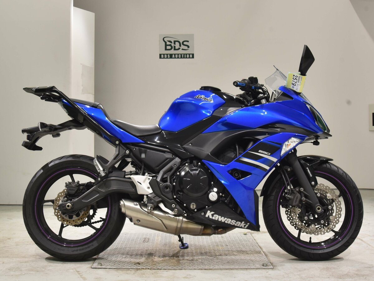 Купить б/у Kawasaki Ninja 650 инжектор 6 передач в Иркутске: синий ...
