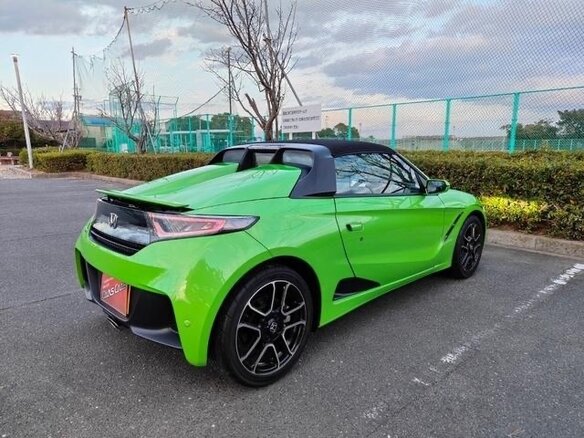 Купить б/у Honda S660 2015-2022 0.7 CVT (64 л.с.) бензин вариатор во Владивостоке: зелёный Хонда ...