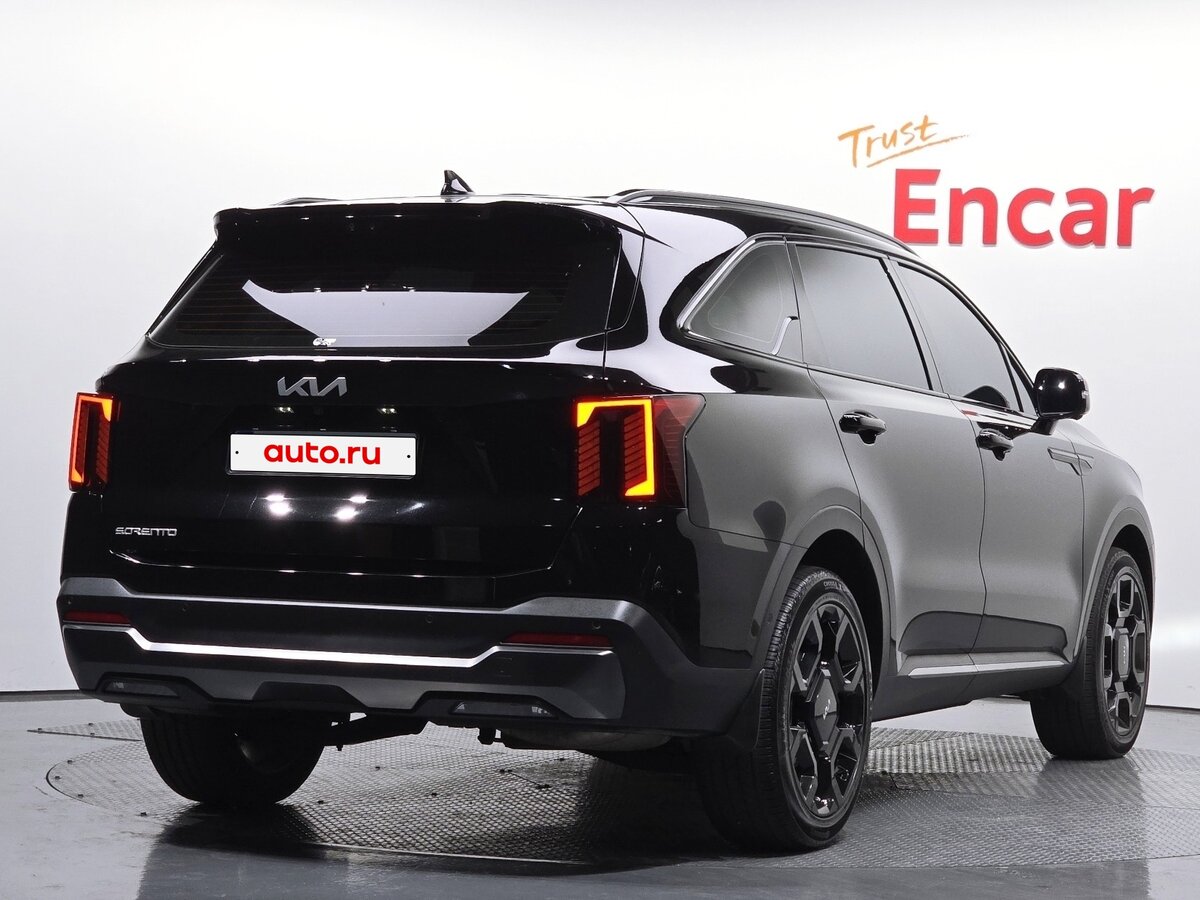 Купить б/у Kia Sorento IV Рестайлинг 2.2d AMT (194 л.с.) дизель робот в Хабаровске: чёрный Киа ...