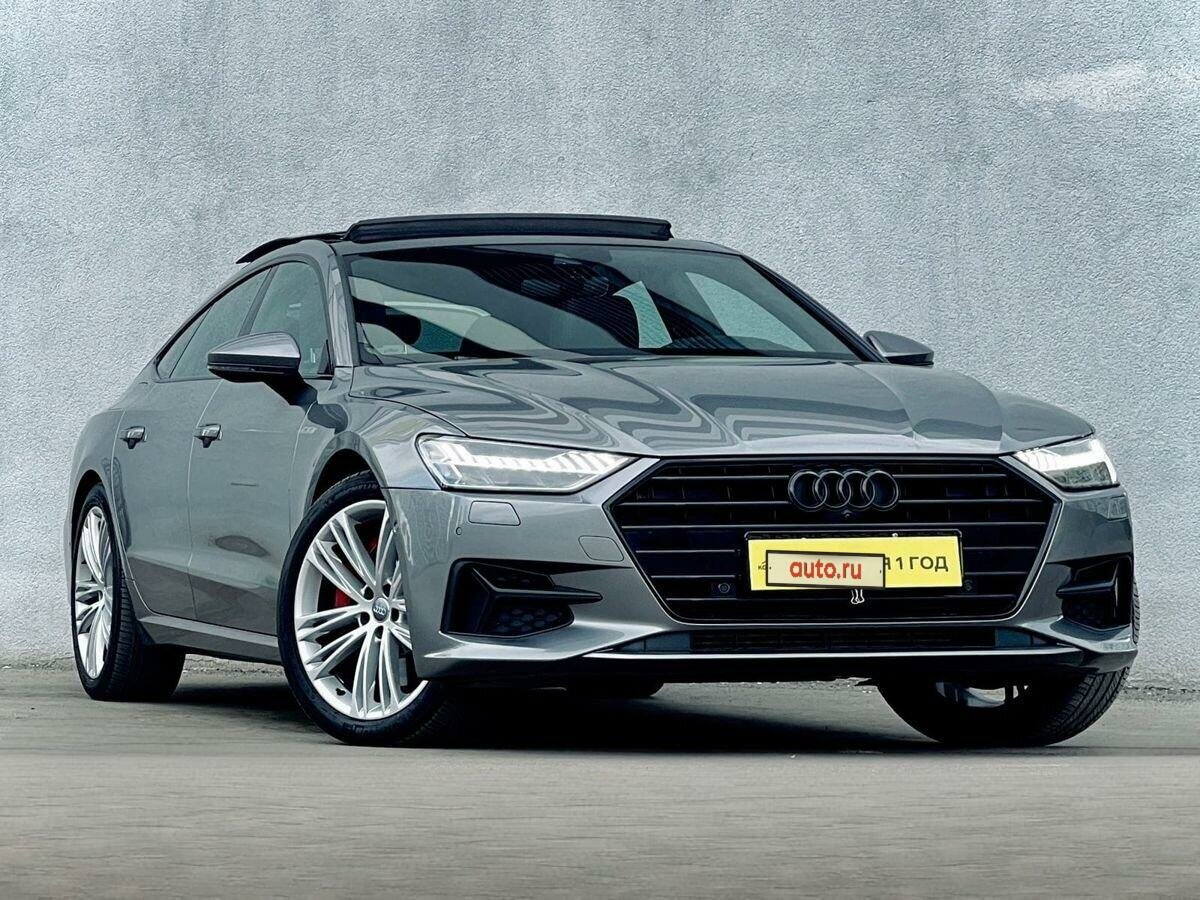 Купить б/у Audi A7 II (4K) 55 TFSI 3.0 AMT (340 л.с.) 4WD бензин робот в Пензе: серый Ауди А7 II ...
