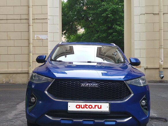 Купить б/у Haval F7x I 1.5 AMT (150 л.с.) 4WD бензин робот в Санкт-Петербурге: синий Хавэйл Ф7х ...