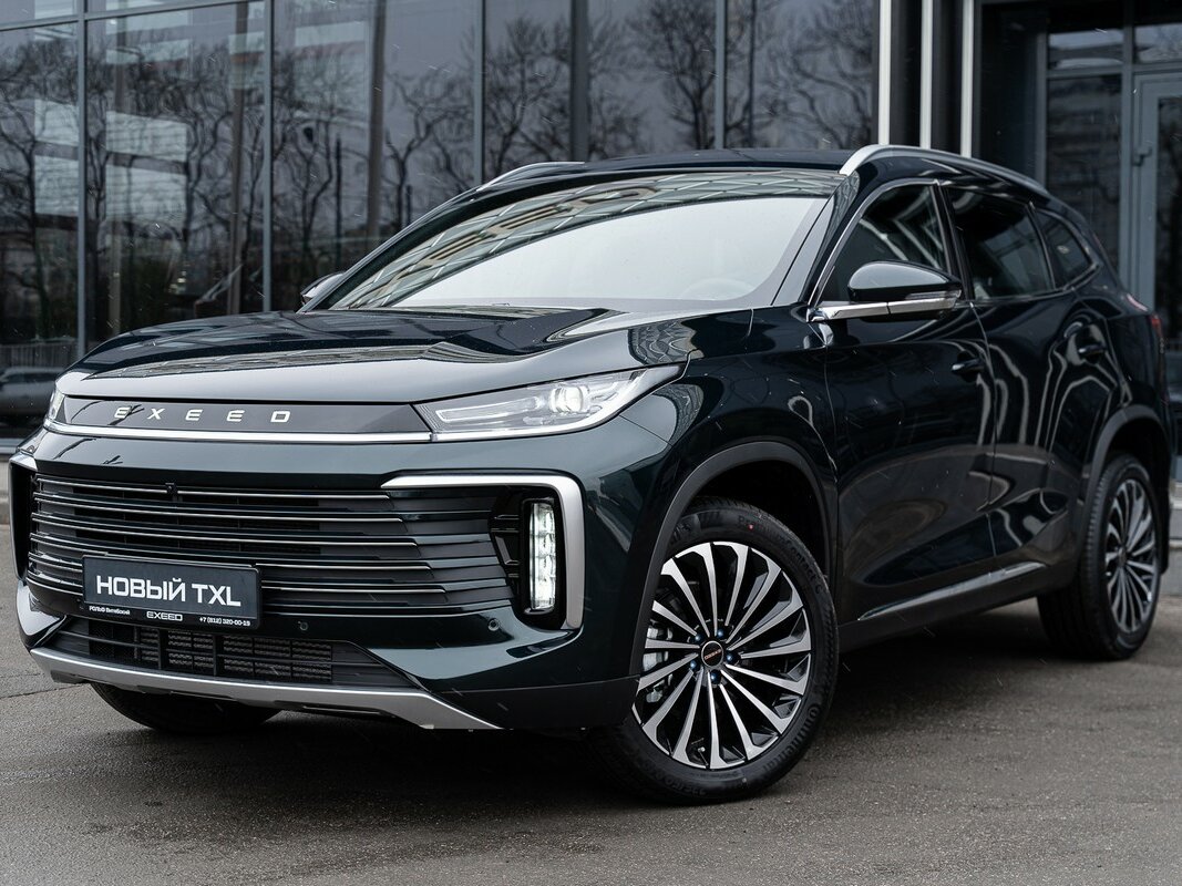 Купить новый Exeed TXL I Рестайлинг 2 1.6 AMT (194 л.с.) 4WD бензин робот в Москве: зелёный ...