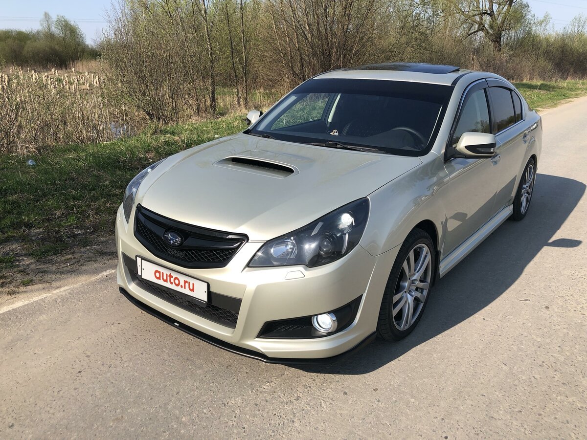 Купить б/у Subaru Legacy V GT 2.5 AT (265 л.с.) 4WD бензин автомат в Калининграде: золотистый ...