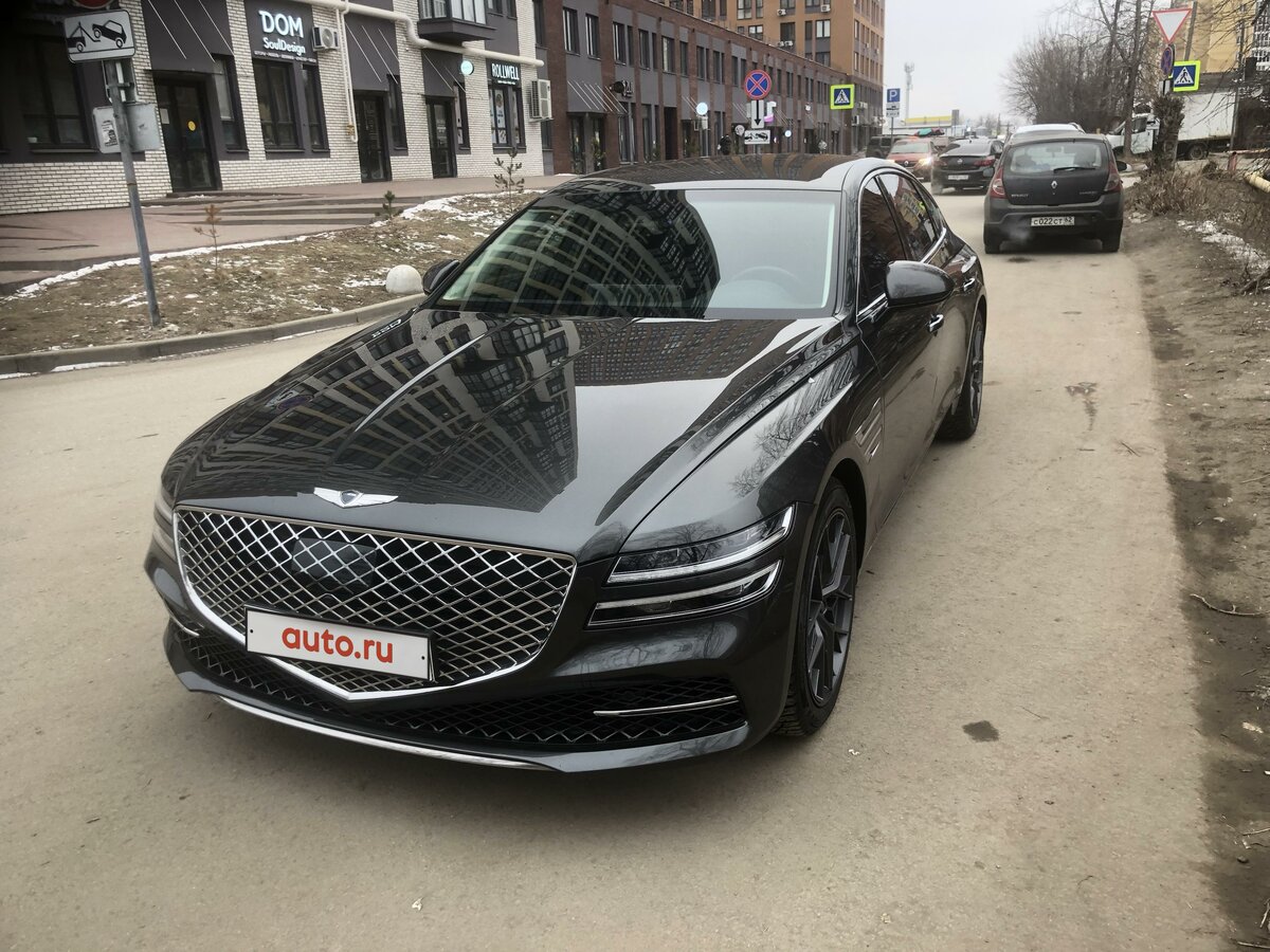 Купить б/у Genesis G80 II 2.5 AT (304 л.с.) бензин автомат в Рязани: серый Генезис Г80 II седан ...