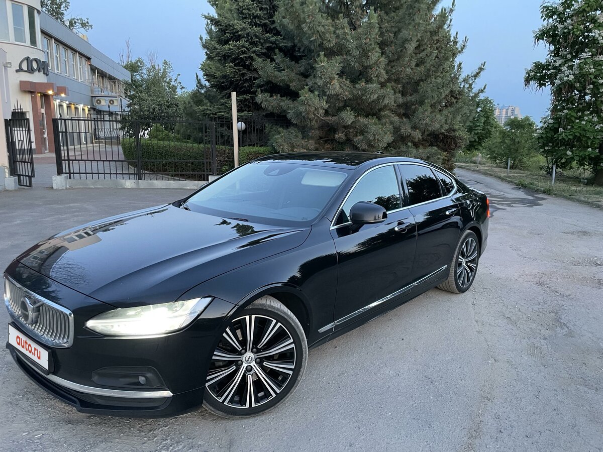 Купить б/у Volvo S90 II Рестайлинг 2.0d AT (235 л.с.) 4WD дизель автомат в Голиково: чёрный ...