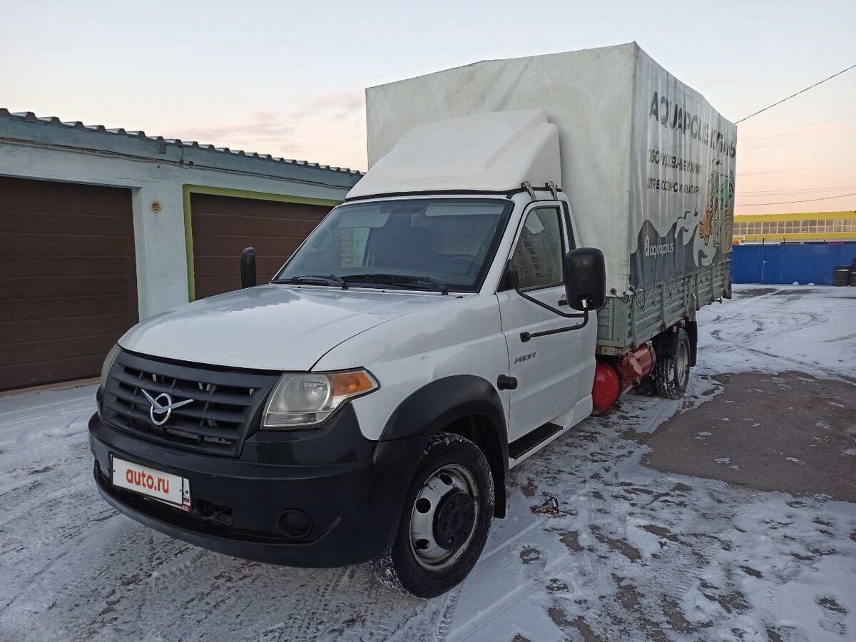 Купить б/у УАЗ Профи бензин-газ механика в Ростове-на-Дону: белый тент ...