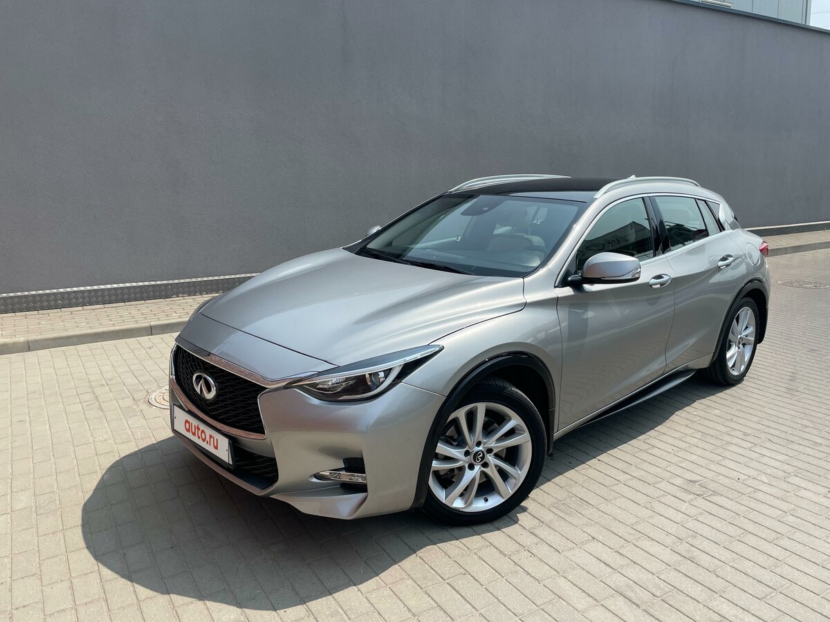 Купить б/у Infiniti QX30 2016-2019 2.0 AMT (211 л.с.) бензин робот в Минске: серебристый ...