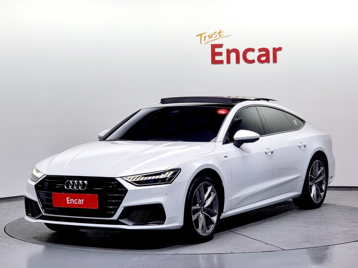 Купить б/у Audi A7 II (4K) 55 TFSI 3.0 AMT (340 л.с.) 4WD бензин робот в Благовещенске: серый ...