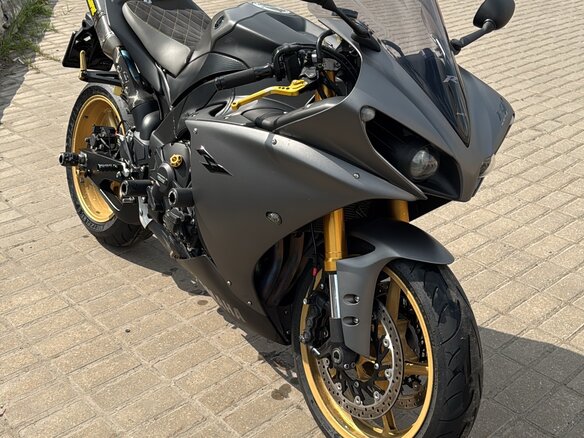 Купить б/у Yamaha YZF-R1 инжектор 6 передач в Москве: серый спорт-байк 2014 года на Авто.ру ID ...