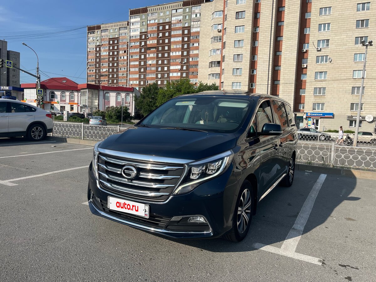 Купить б/у GAC Trumpchi GM8 2017-2020 2.0 AT (201 л.с.) бензин автомат в Екатеринбурге: синий ...