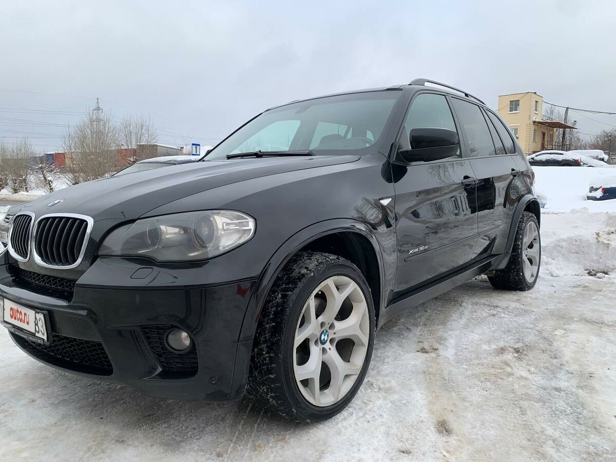 Купить б/у BMW X5 II (E70) Рестайлинг 30d 3.0d AT (245 л.с.) 4WD дизель автомат в Минске: чёрный ...