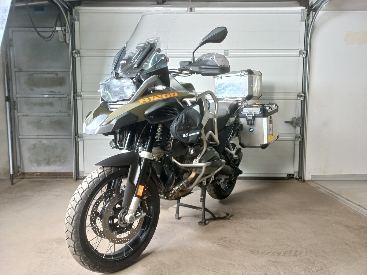 Купить б/у BMW R 1200 GS Adventure инжектор 6 передач в Москве: зелёный ...