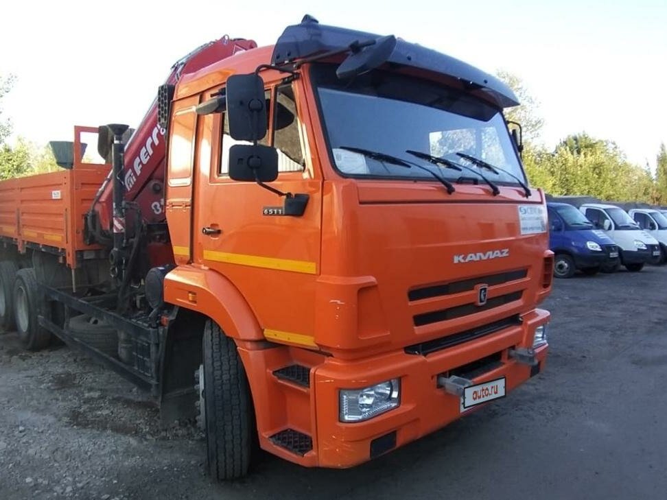 Купить б/у КамАЗ 65115 дизель механика в Санкт-Петербурге: оранжевый ...