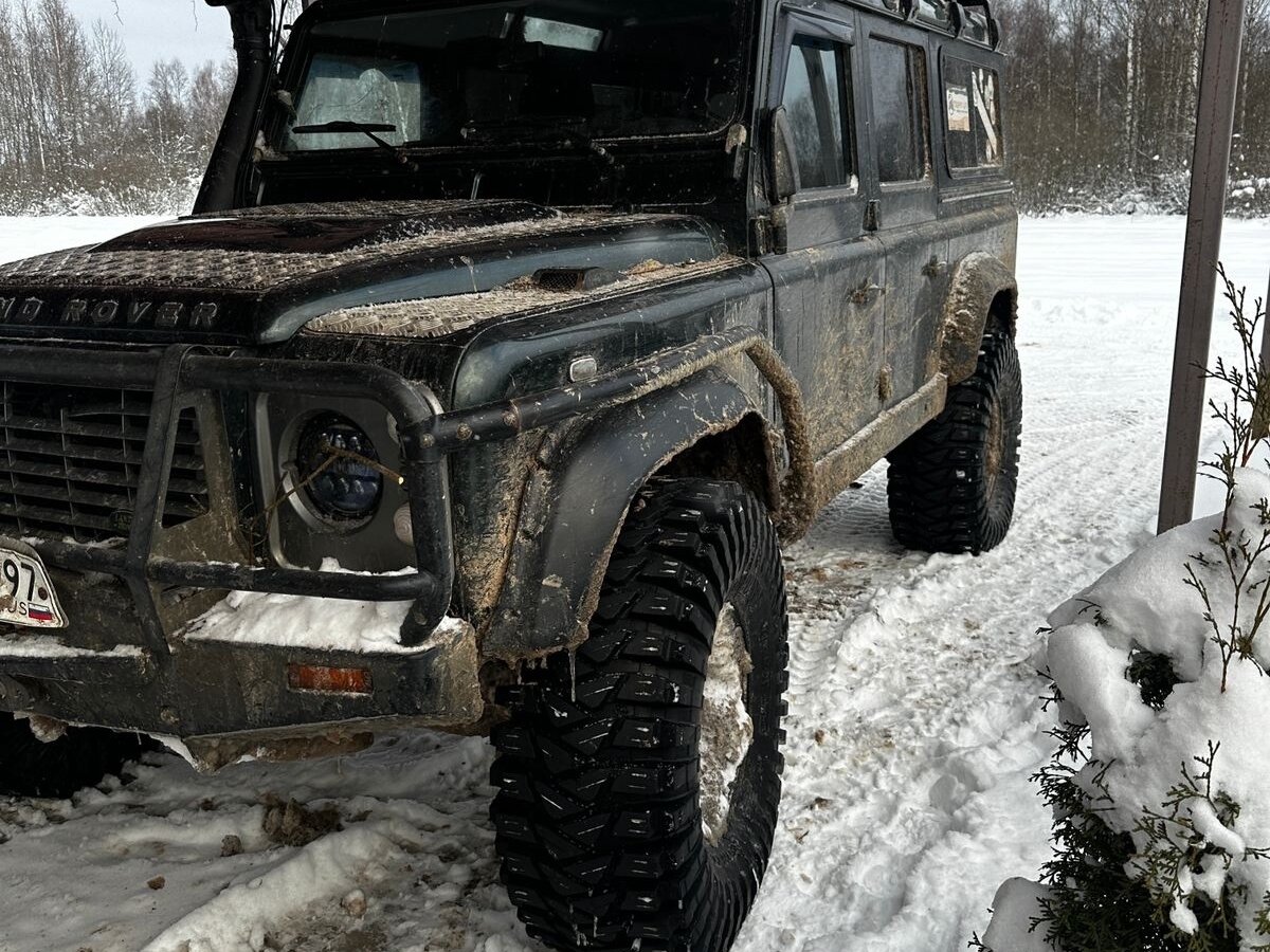 Купить б/у Land Rover Defender I Рестайлинг 110 2.4d MT (122 л.с.) 4WD дизель механика в Видном ...