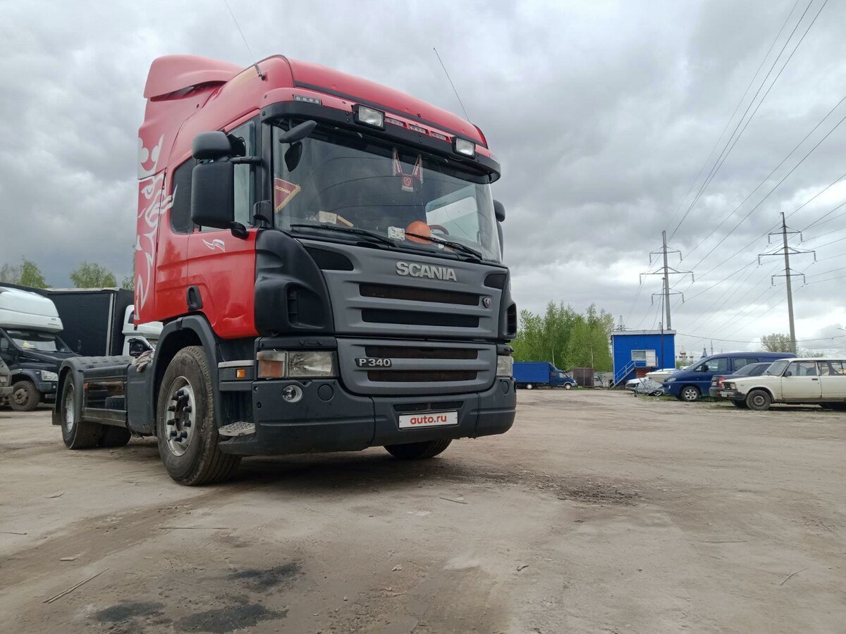 Купить б/у Scania P-series дизель механика в Нижнем Новгороде: красный ...