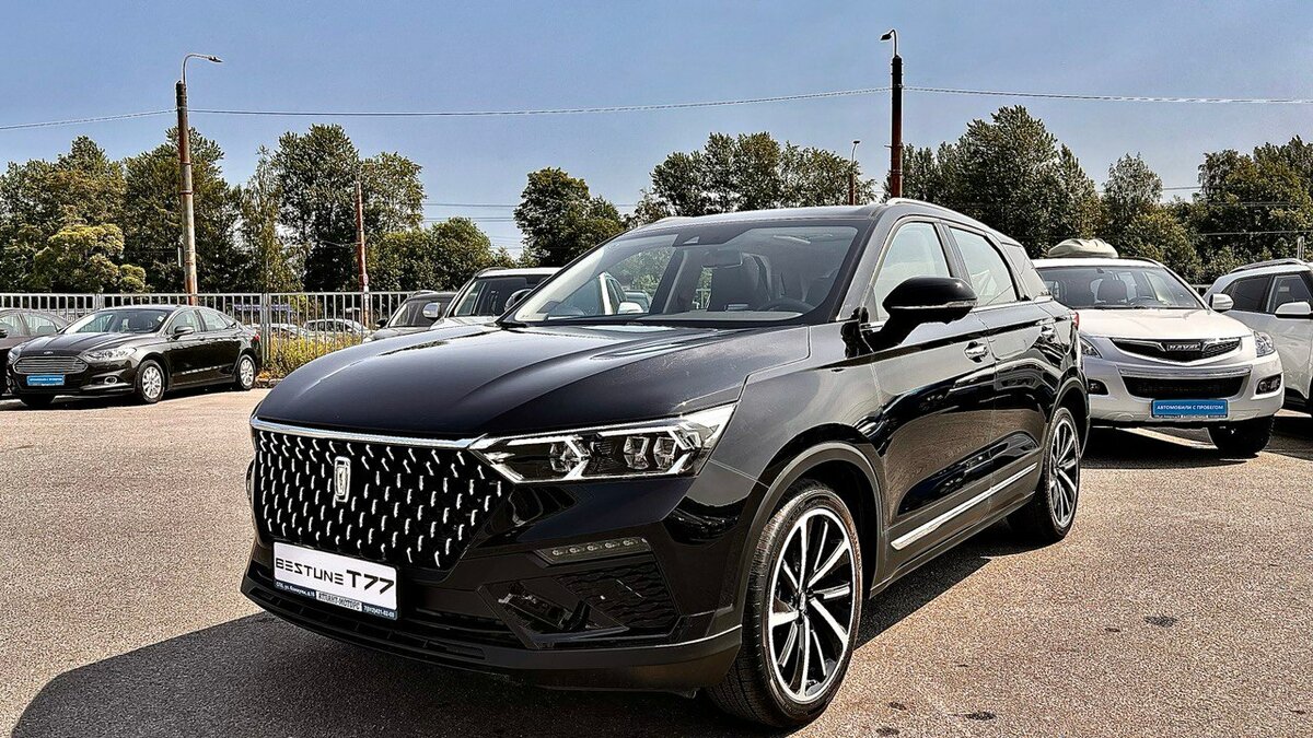 Купить б/у FAW Bestune T77 2018-2023 1.5 AMT (160 л.с.) бензин робот в Санкт-Петербурге: чёрный ...