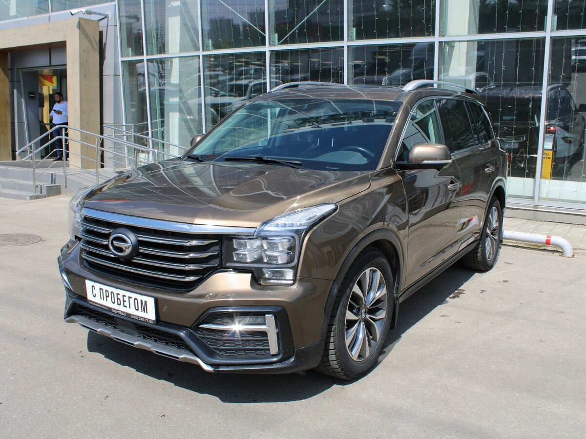 Купить б/у GAC GS8 I 2.0 AT (190 л.с.) 4WD бензин автомат в Москве: коричневый ГАК ГС8 I ...