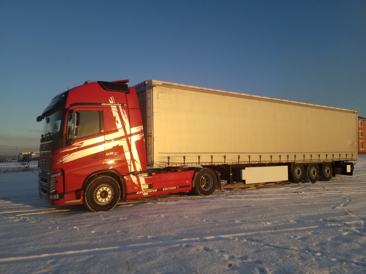 Купить б/у Volvo FH дизель автомат в Иркутске: красный 2017 года на ...