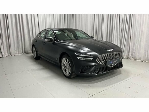 Купить б/у Genesis G70 I Рестайлинг 2.0 AT (197 л.с.) 4WD бензин автомат в Москве: чёрный ...