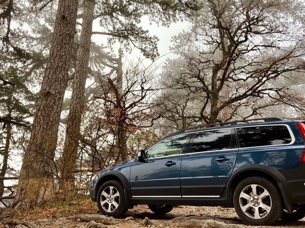 Купить б/у Volvo XC70 II 2.4d AT (185 л.с.) 4WD дизель автомат в Москве: синий Вольво XC70 II ...