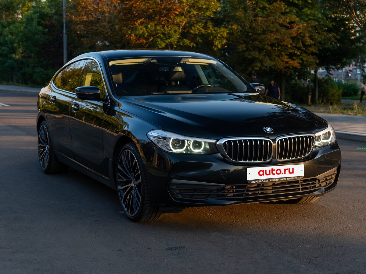 Купить б/у BMW 6 серии IV (G32) 630i 2.0 AT (249 л.с.) бензин автомат в Москве: чёрный БМВ 6 ...