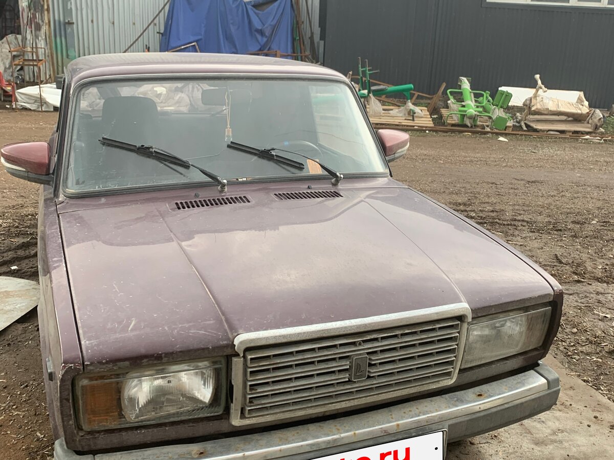 Купить б/у Lada (ВАЗ) 2107 1982-2012 1.6 MT (74 л.с.) бензин механика в Оренбурге: фиолетовый ...