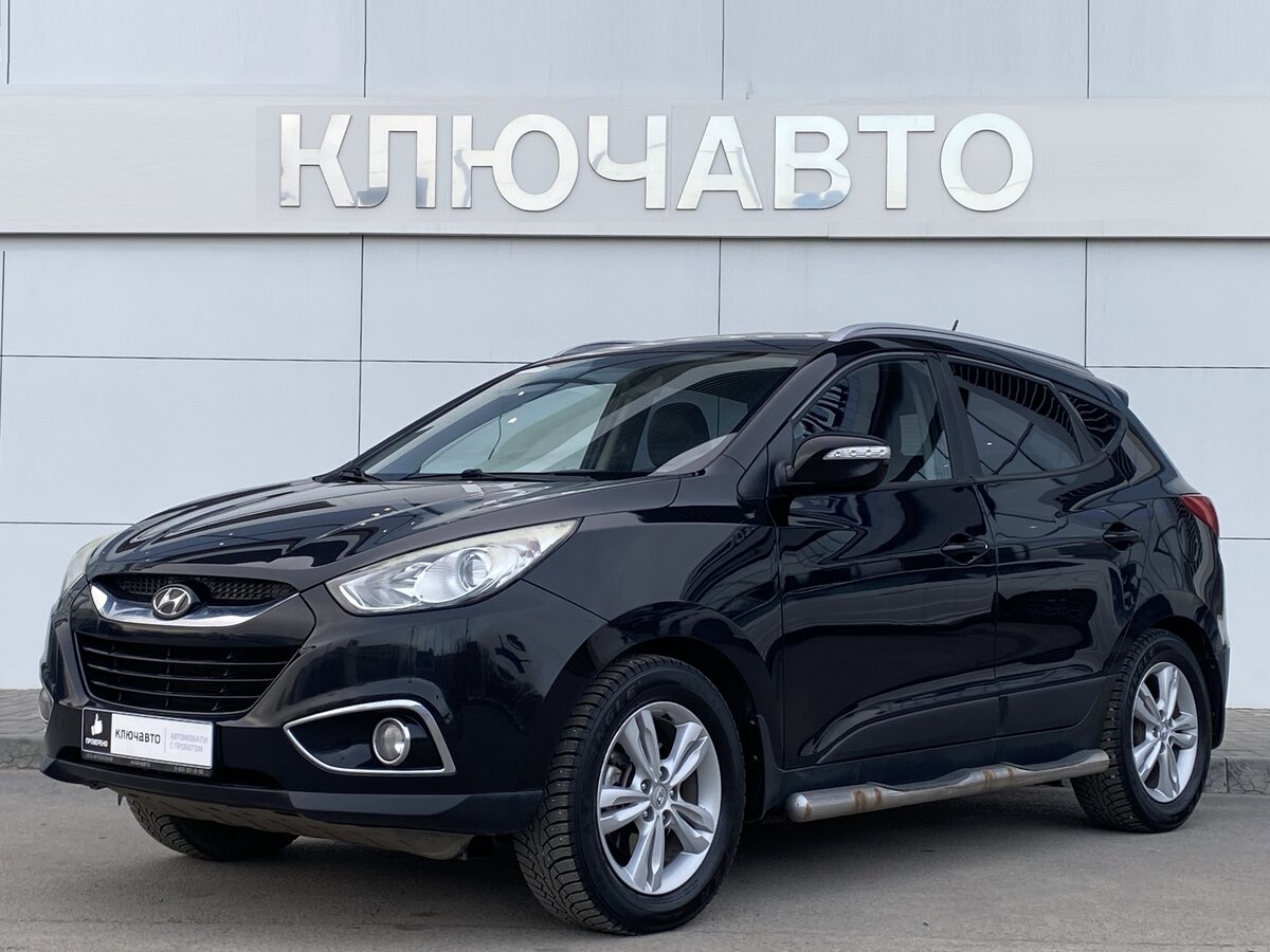 Купить б/у Hyundai ix35 I 2.0 AT (150 л.с.) 4WD бензин автомат в Волгограде: чёрный Хендэ ix35 I ...