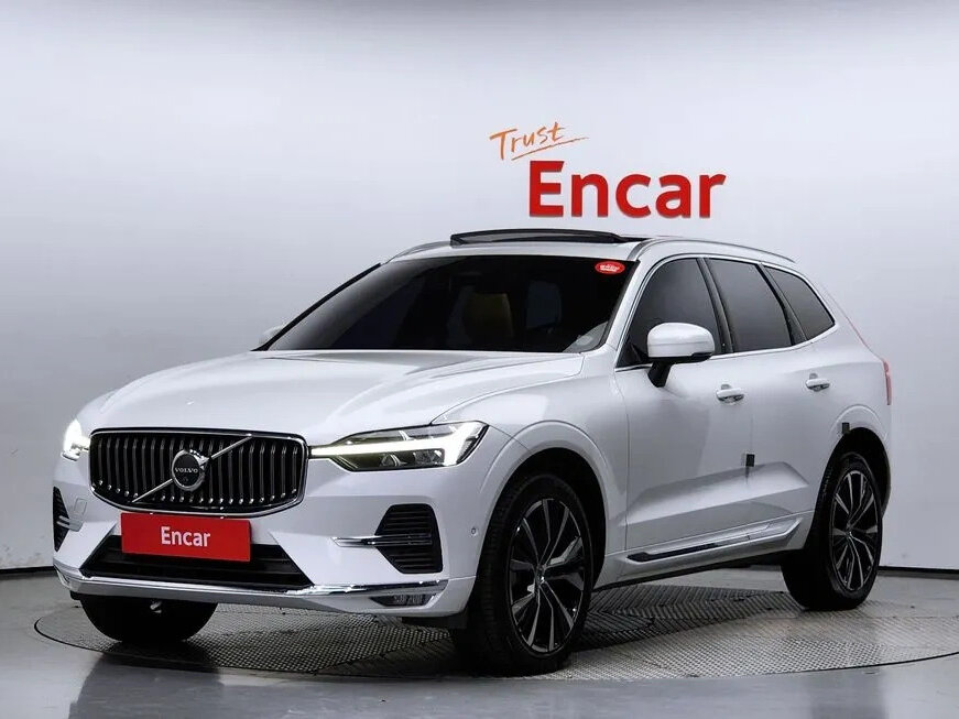 Купить б/у Volvo XC60 II 2.0 AT (249 л.с.) 4WD бензин автомат во Владивостоке: белый Вольво XC60 ...