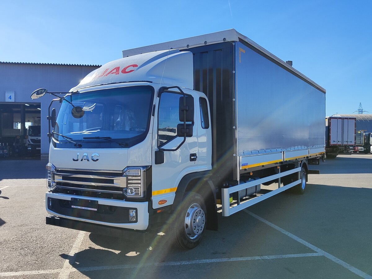 Купить новый JAC N120 дизель механика в Люберцах: белый тент 2024 года на Авто.ру ID 1125080054