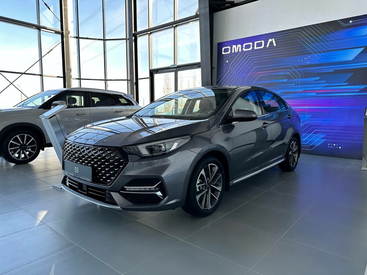 Купить новый OMODA S5 2022-2024 1.5 CVT (113 л.с.) бензин вариатор в Курске: серый Омода С5 2023 ...
