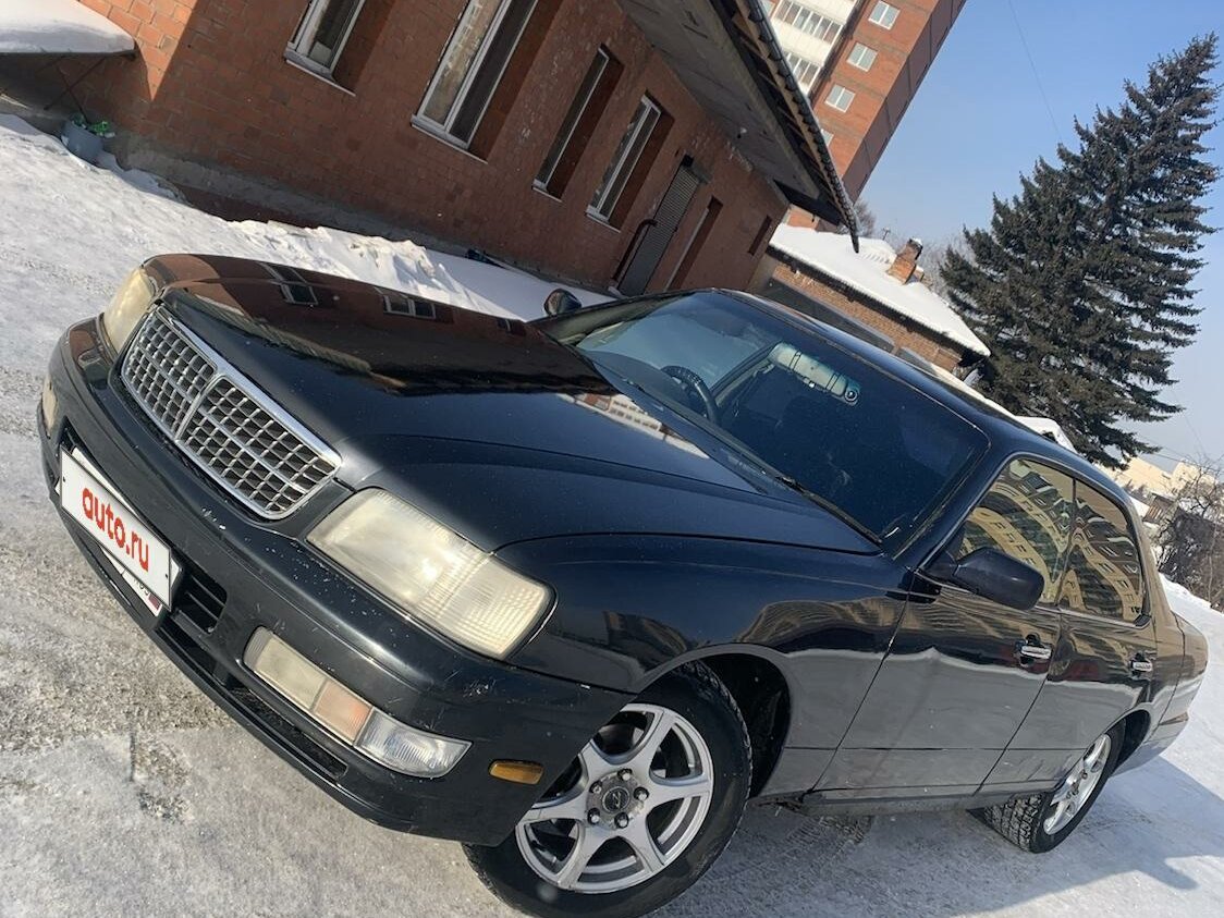 Купить б/у Nissan Leopard IV (Y33) 2.5 AT (190 л.с.) бензин автомат в Иркутске: чёрный Ниссан ...