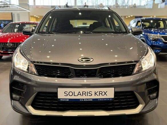 Купить новый Solaris KRX 2024-2025 1.6 AT (123 л.с.) бензин автомат в Санкт-Петербурге: серый ...