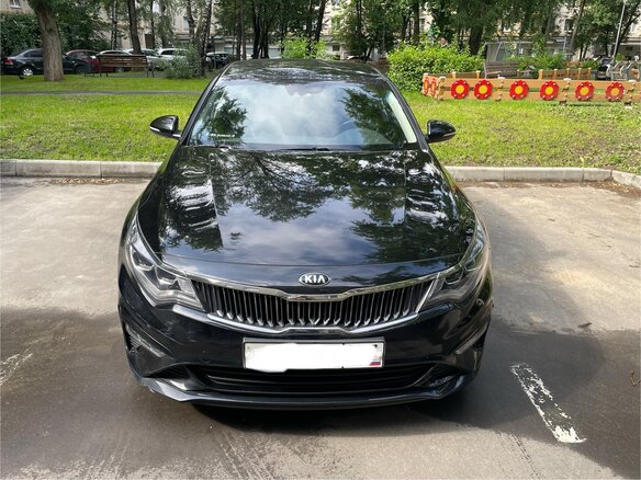 Купить б/у Kia K5 II 2.0 AT (163 л.с.) бензин автомат в Москве: чёрный Киа к5 II седан 2019 года ...