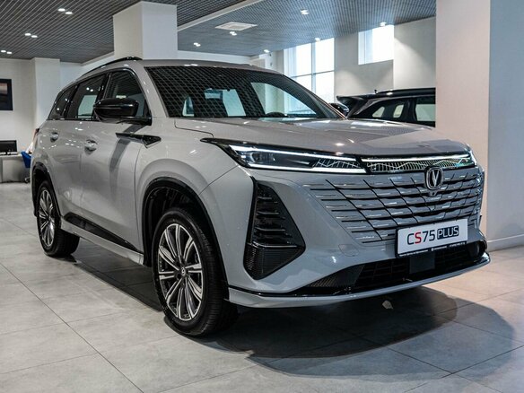 Купить новый Changan CS75 Plus III 2.0 AT (233 л.с.) бензин автомат в Москве: серый Чанган ...